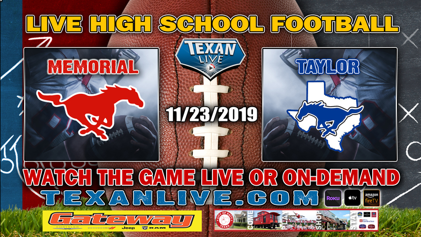 Spring Branch Memorial vs Katy Taylor - 1PM - 11/23/2019 - Legacy ...