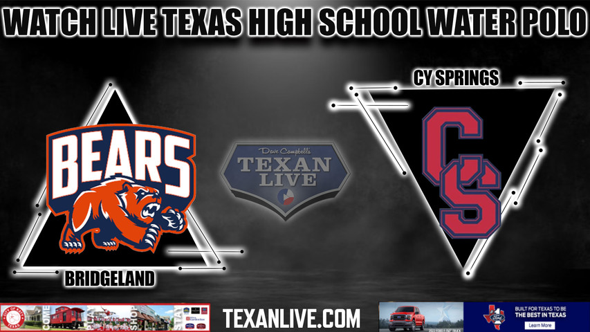 Bridgeland vs Cy Springs - 12:00PM - 10/1/2022 - Water Polo - Girls ...