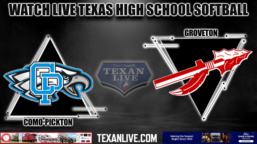 Como-Pickton vs Groveton - 6:00PM - 5/19/2023 - Softball - Live from ...