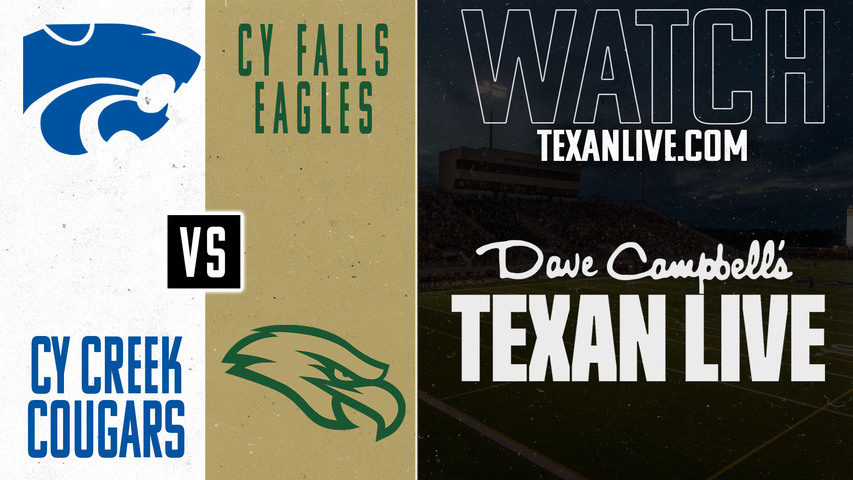 Cy Falls vs Cy Creek - 7:00PM - 10/3/2025 - Football - Live from CFFCU ...