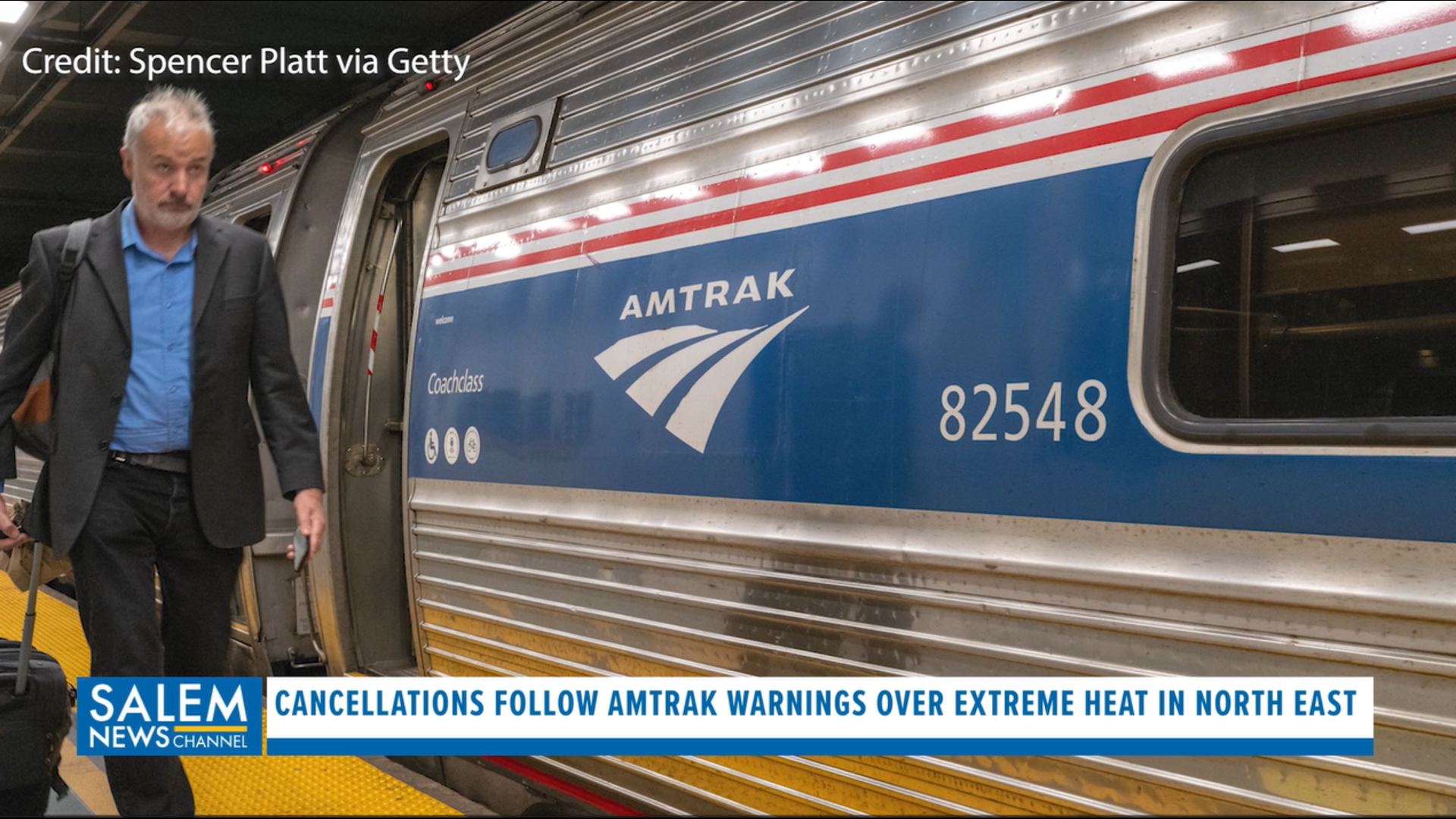 Amtrak Service Disrupted For Second Day In North East