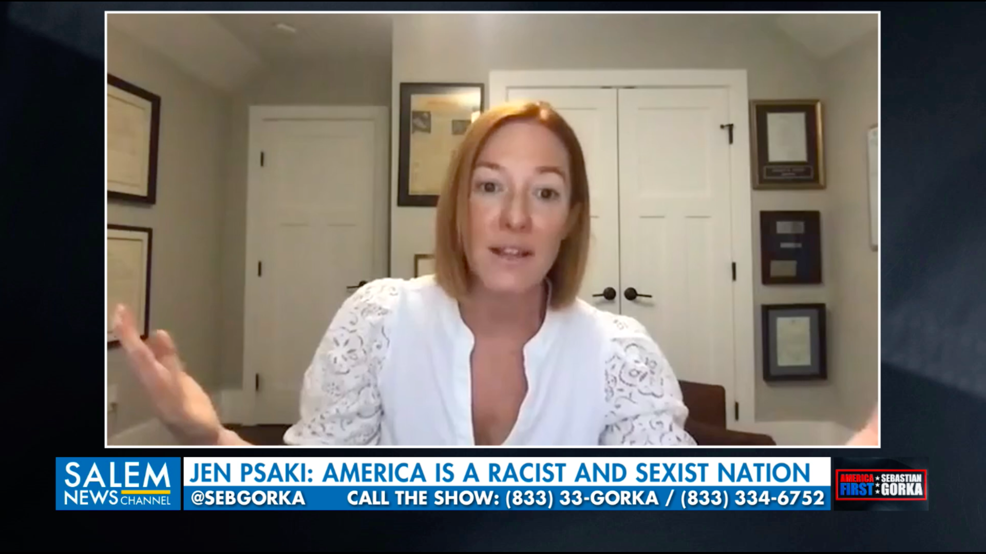 Really, Jen Psaki? Go to hell. Sebastian Gorka on AMERICA First