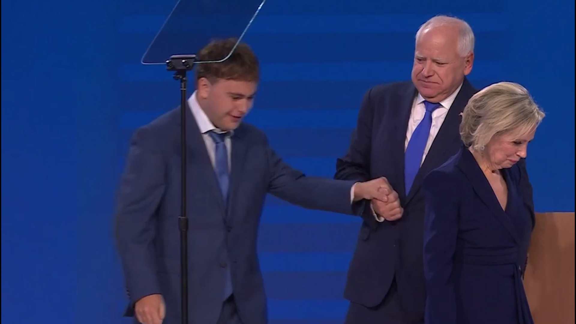 Tim Walz Under Fire For ‘Aggressively’ Pulling Son On Stage While ...