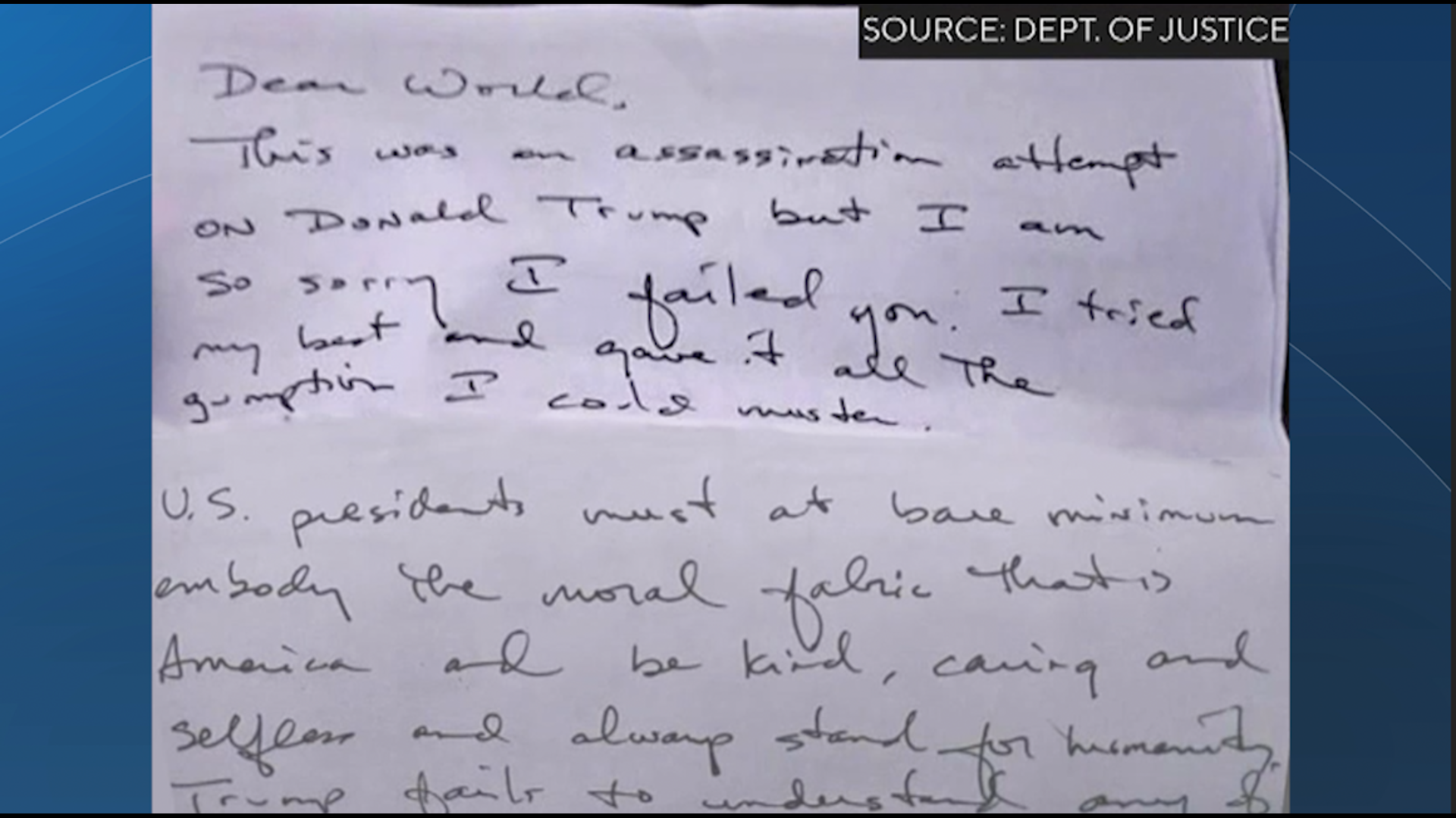 Would-Be Assassin Ryan Routh Denied Bail, Leaves Letter ‘Tried My Best ...