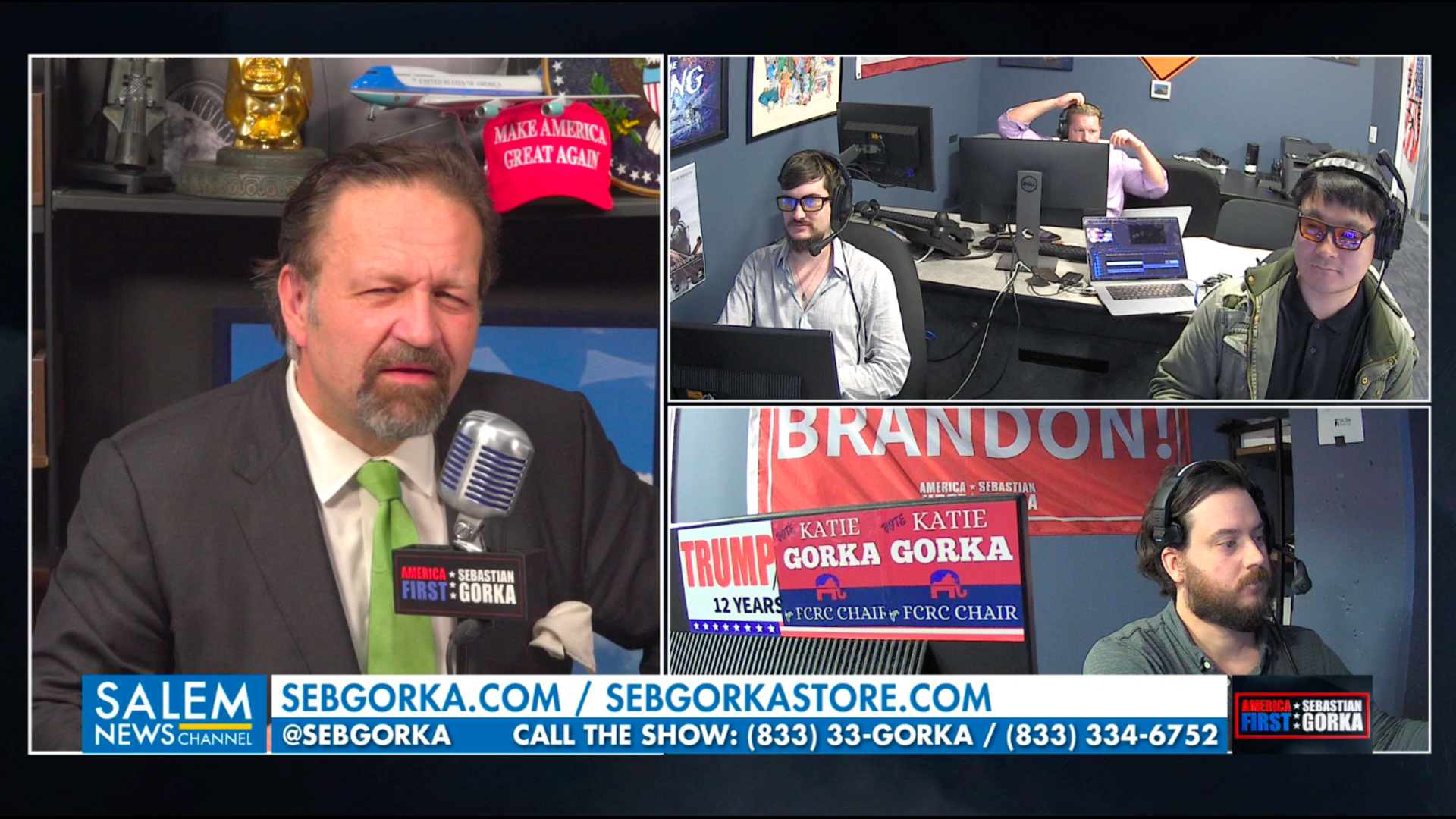 Biden's angry, Kamala's munching Doritos. Sebastian Gorka on AMERICA First