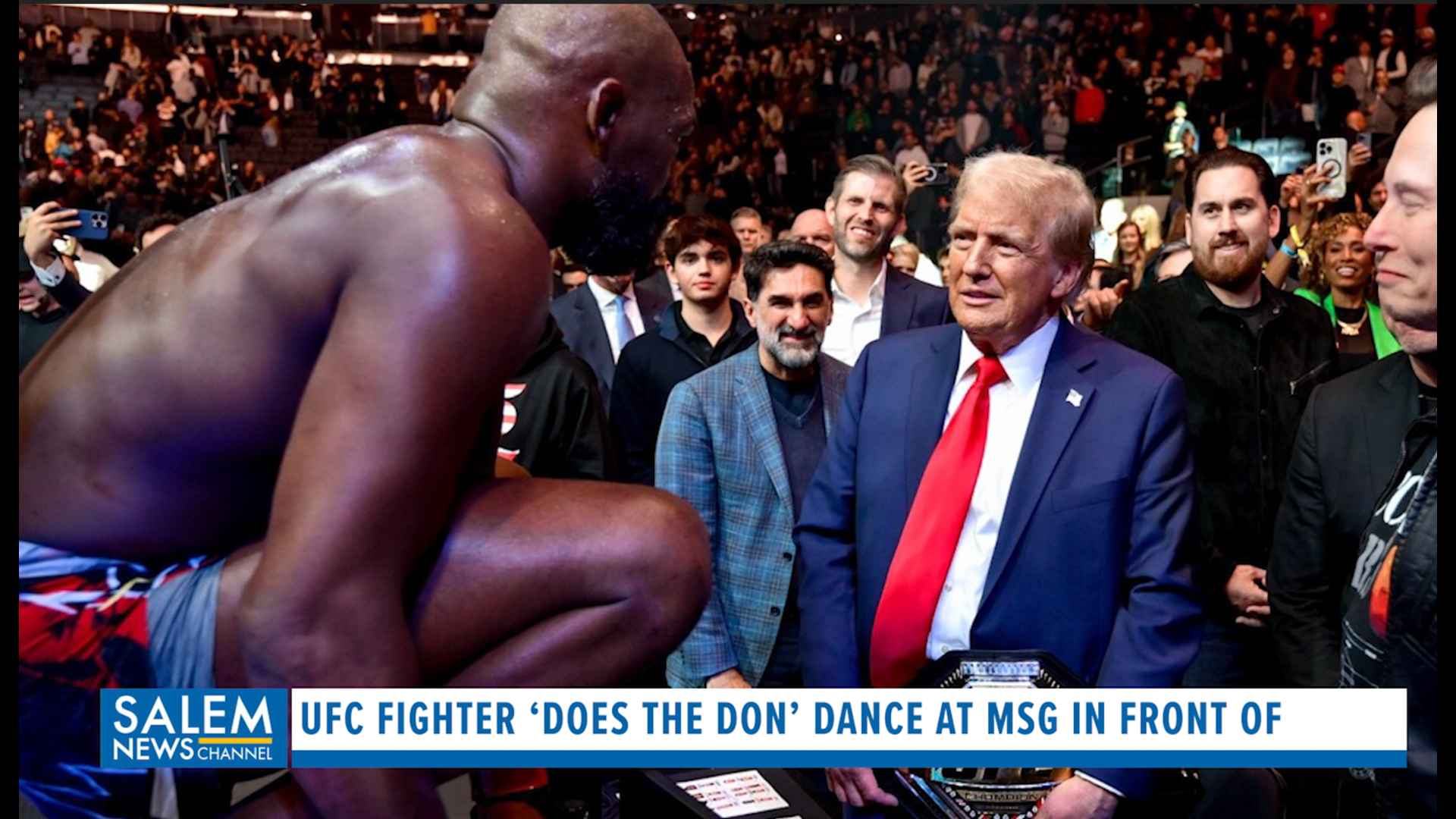 UFC Fighter ‘Does The Donald Dance At Madison Square Garden In Front Of ...