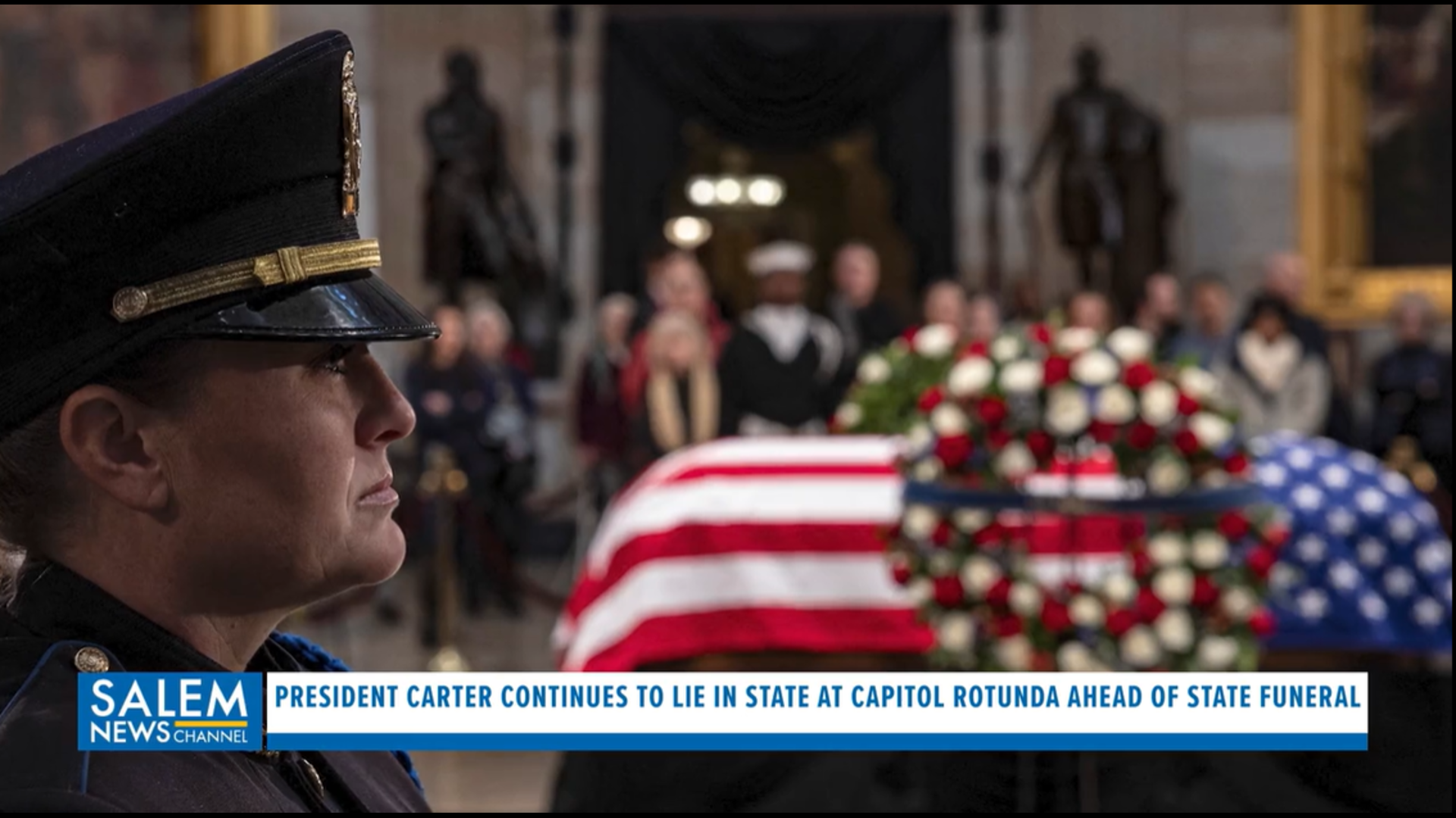 President Carter Lies In State At Capitol Rotunda Ahead Of State Funeral