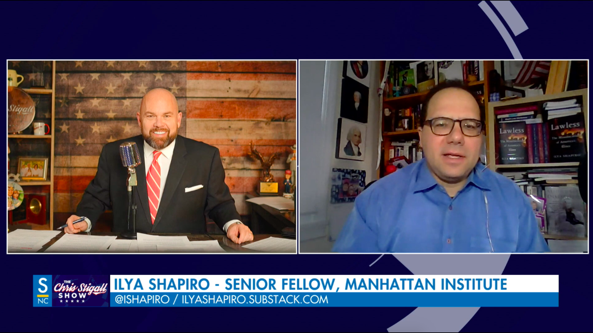 The fate of TikTok. Ilya Shapiro on The Chris Stigall Show
