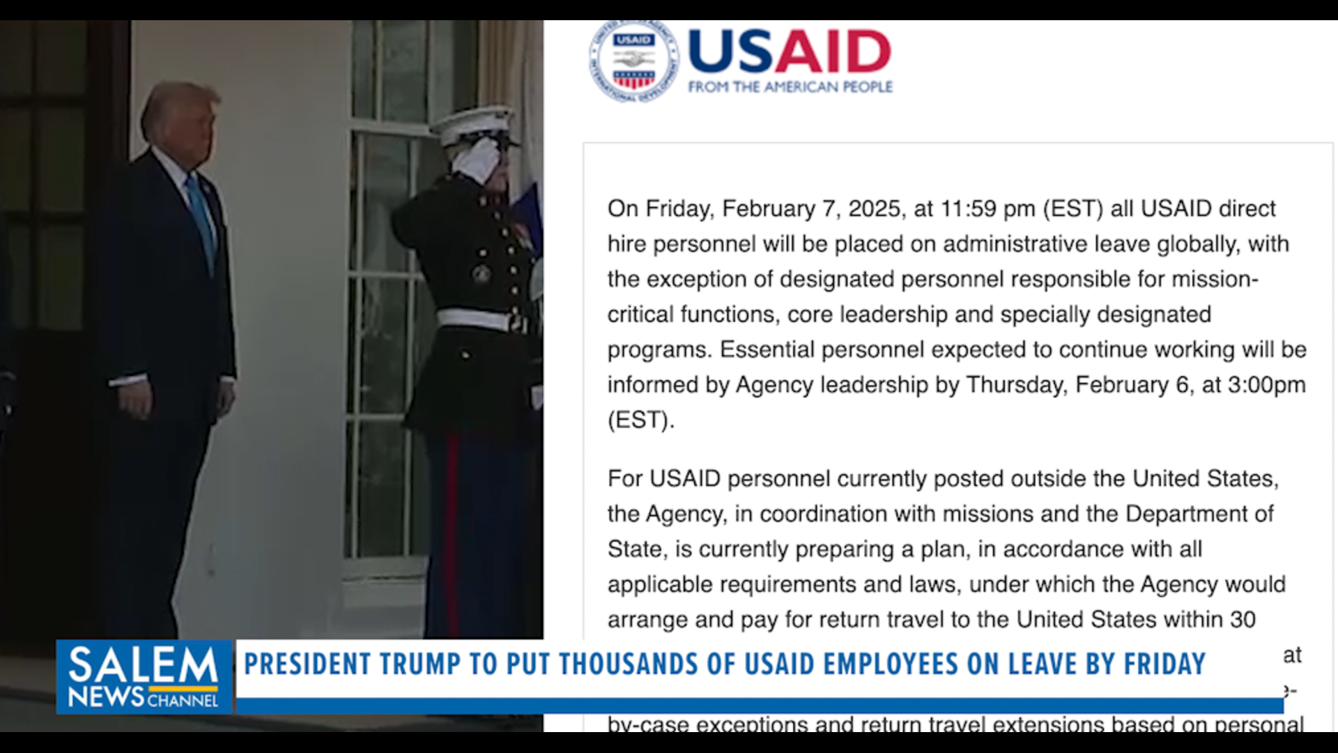 Thousands Of USAID Employees To Be Put On Leave By Friday