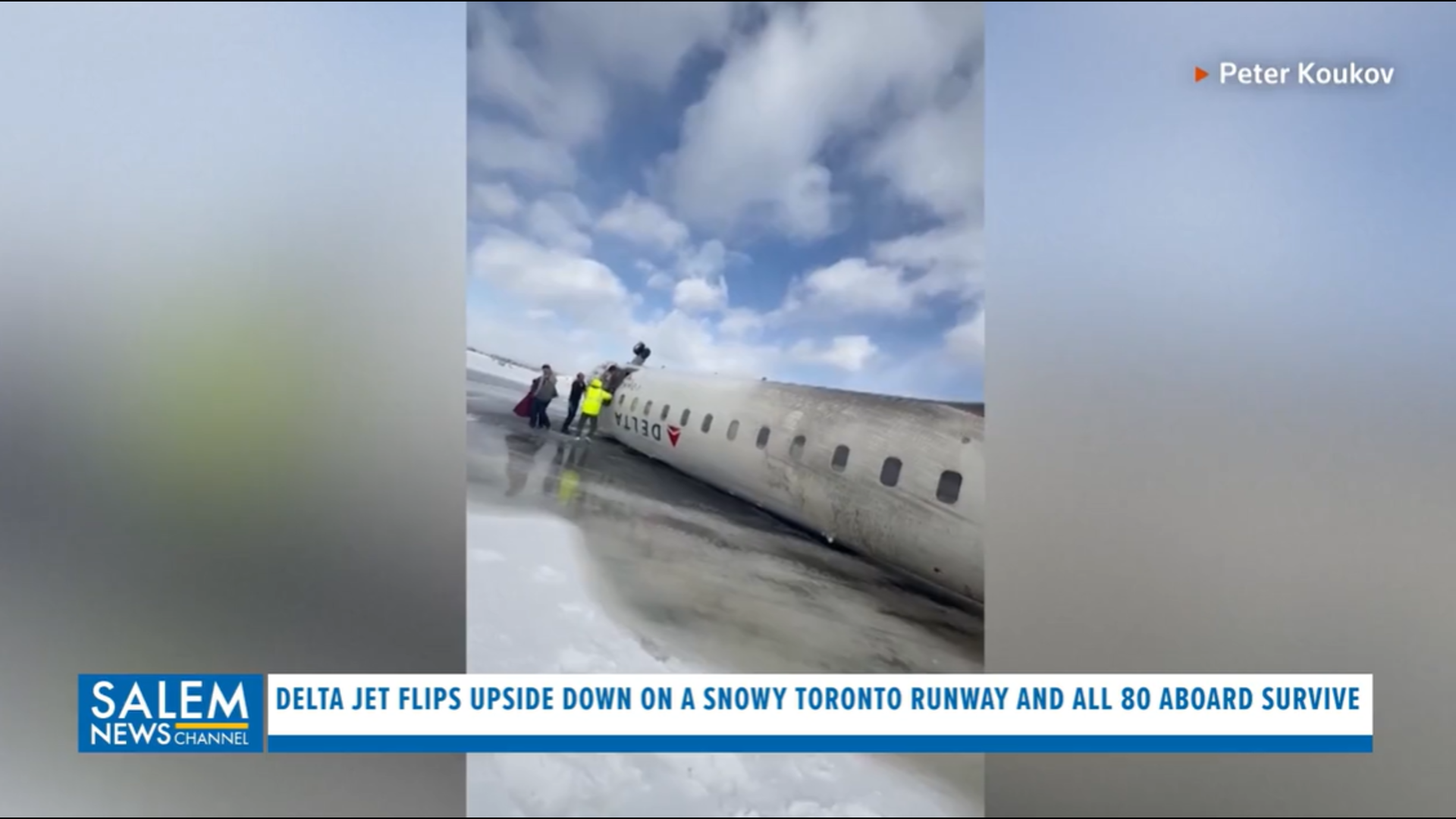 Delta Jet Flips Upside Down On Toronto Runway; All 80 Aboard Survive