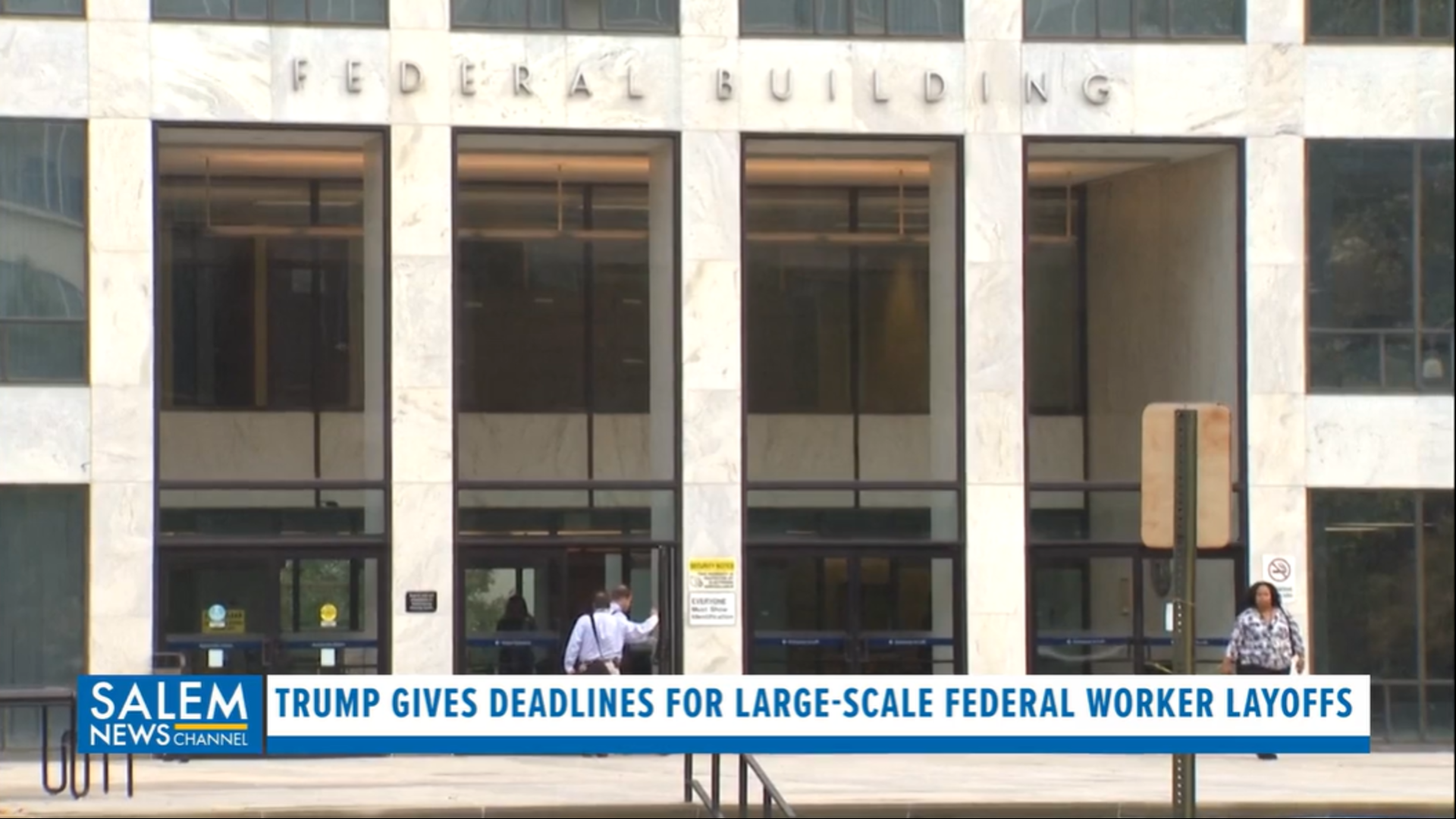 Trump Administration Gives Deadlines For Large-Scale Federal Worker Layoffs