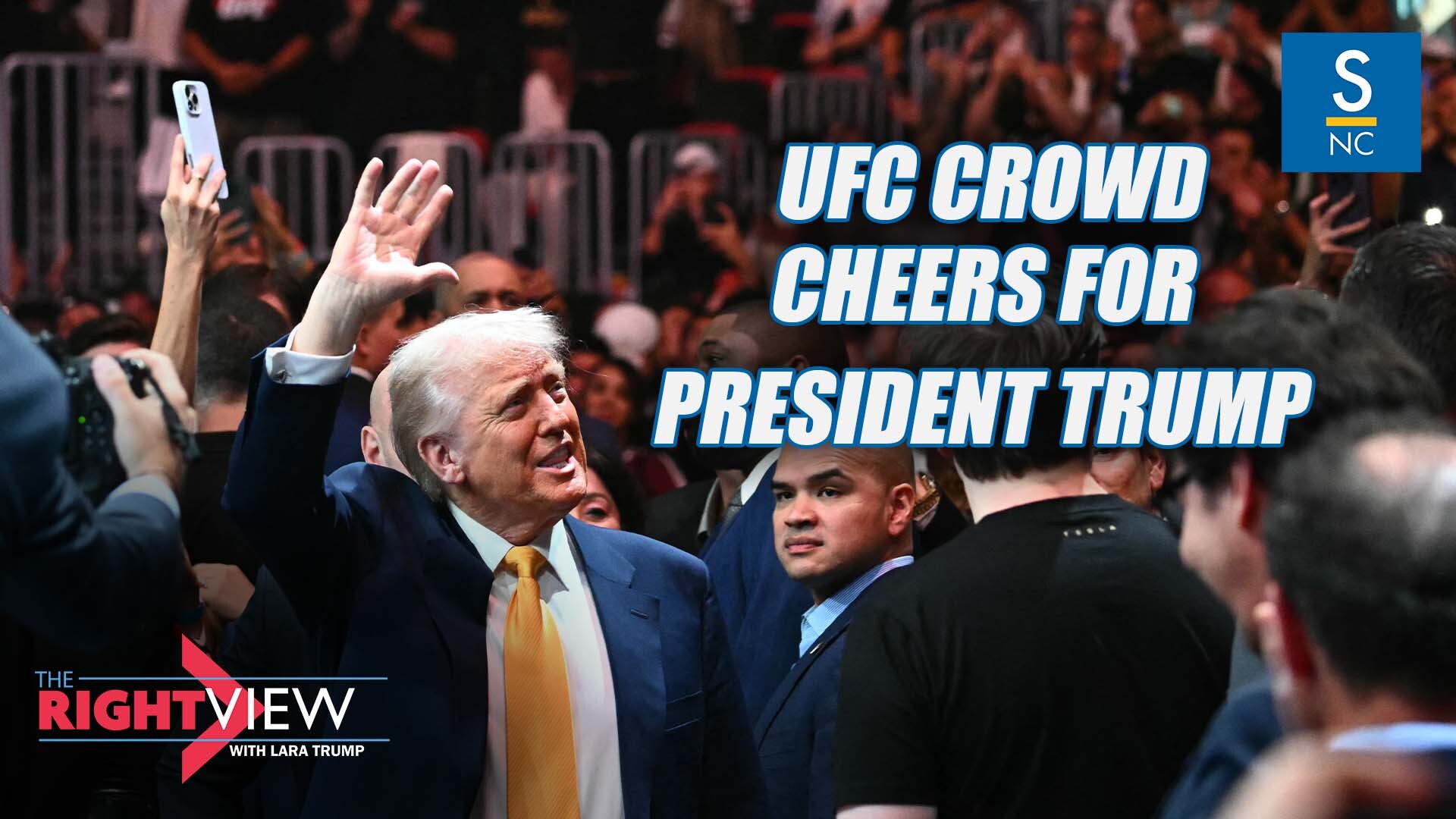 UFC Crowd Goes Wild for Trump!