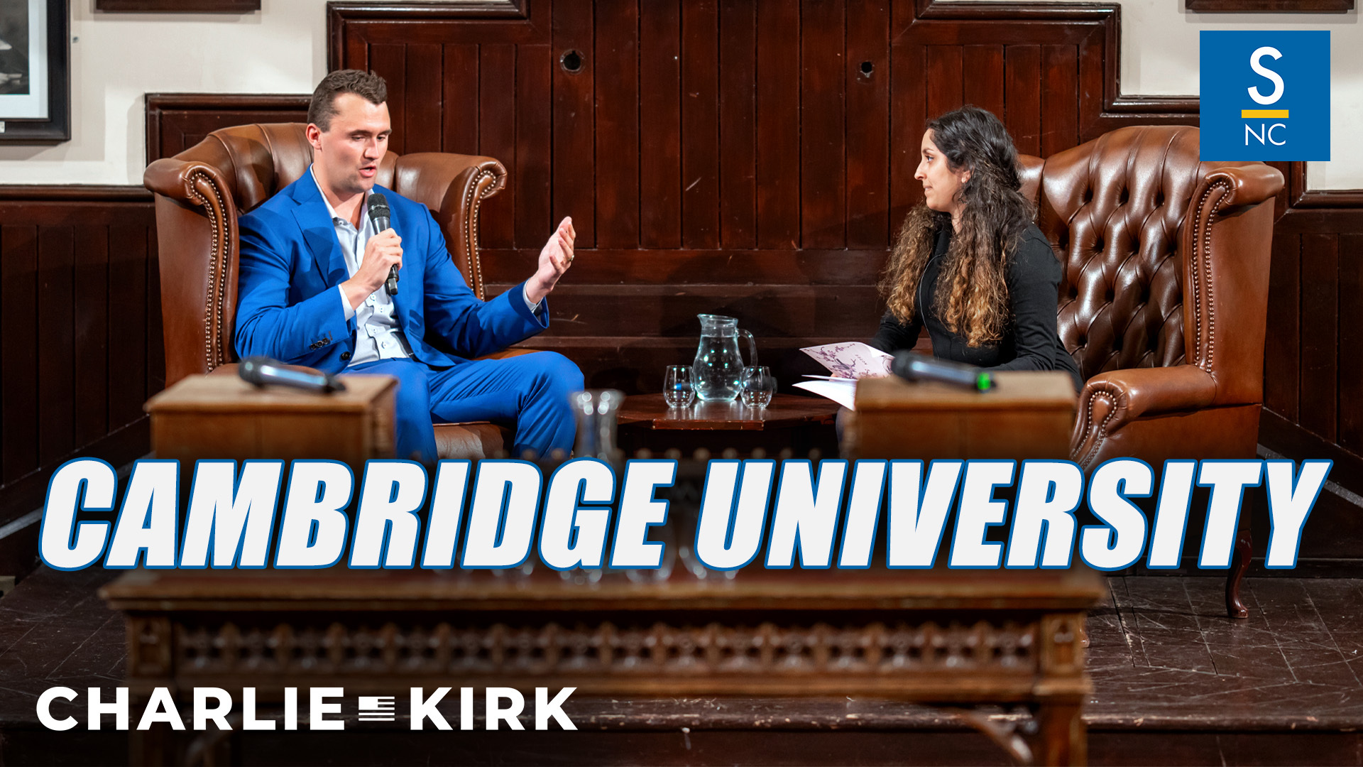 Charlie Speaks At UK's Cambridge University