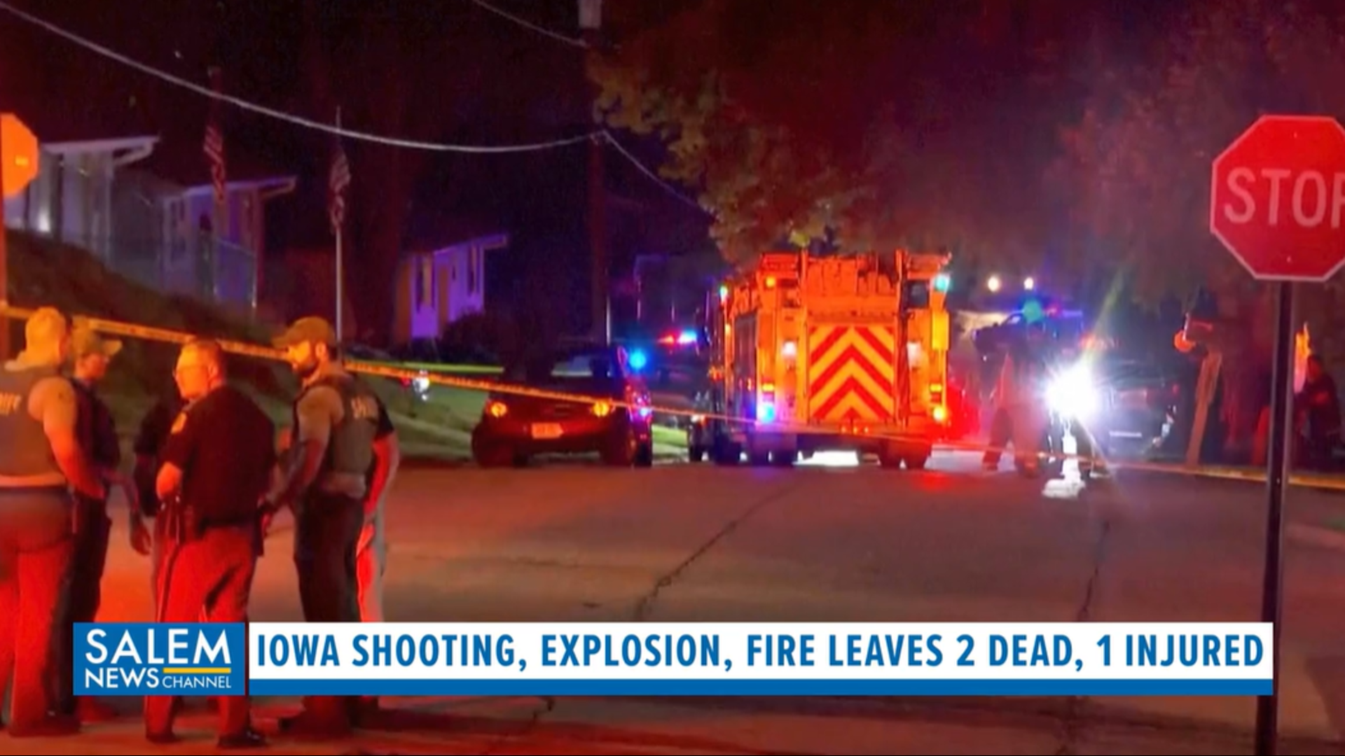 Police Investigate Deadly Iowa Shooting, Explosion & Fire