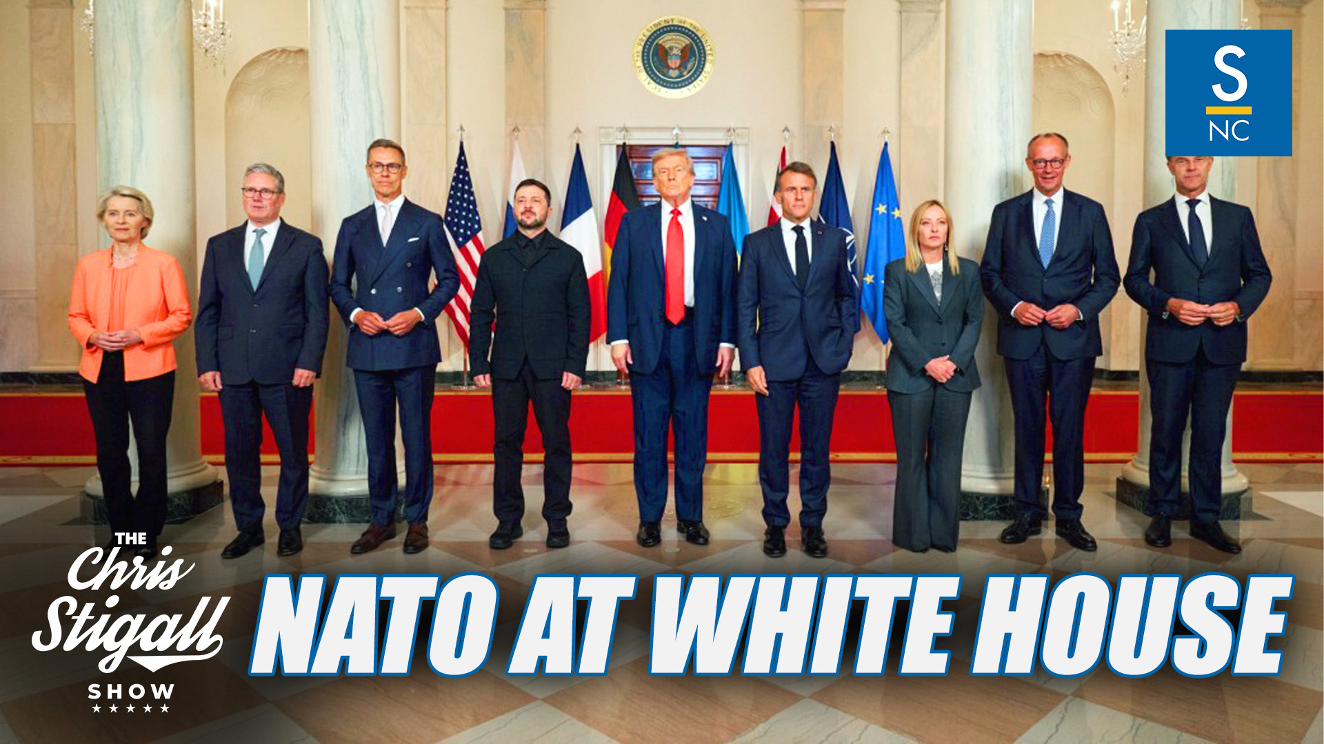 Zelensky & EU Leaders Meet With Trump