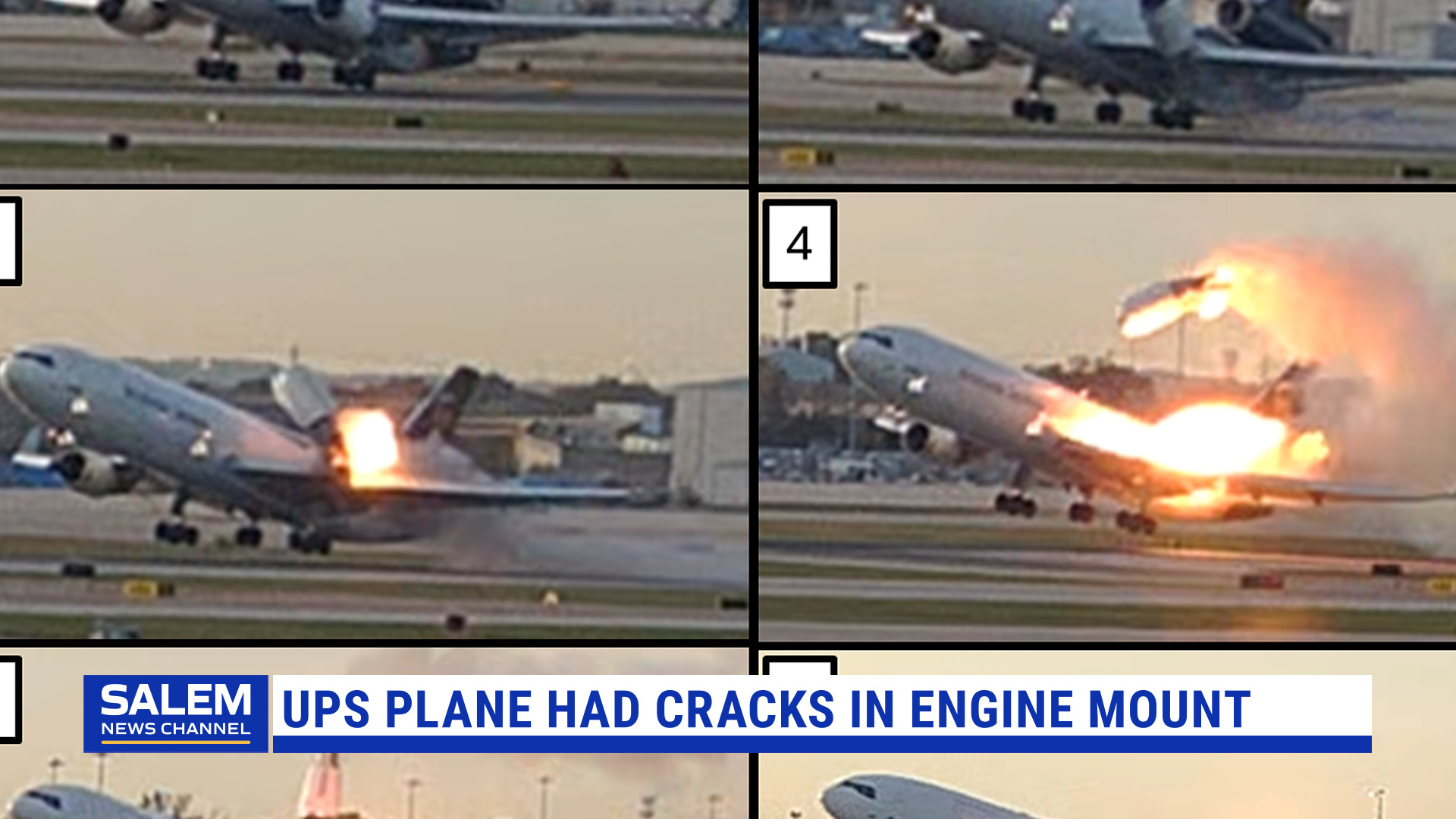 Cracked Engine Mount Found On UPS Plane That Crashed In KY, Killing 14