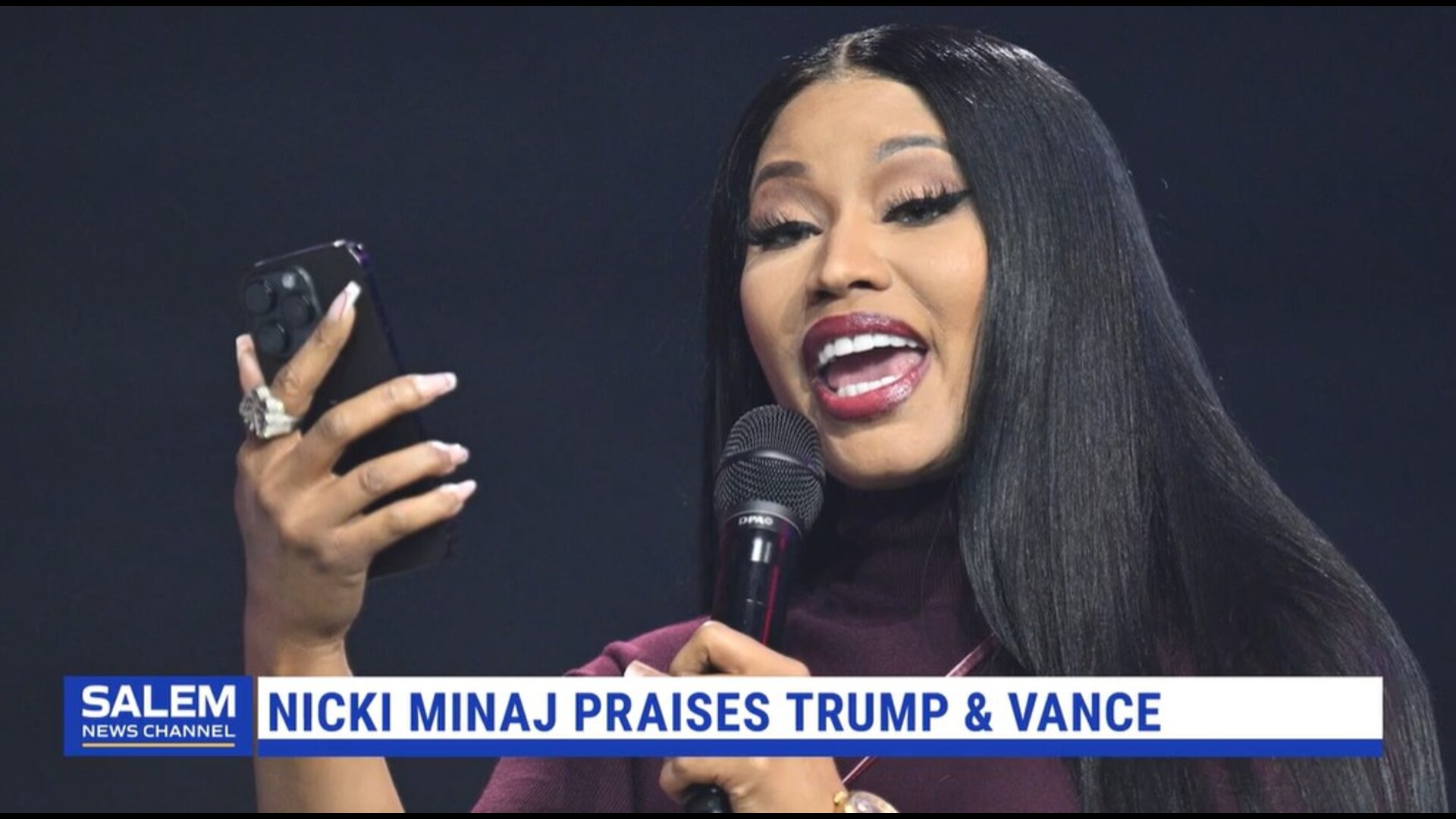 Rapper Nicki Minaj Calls Trump & Vance 'Role Models'
