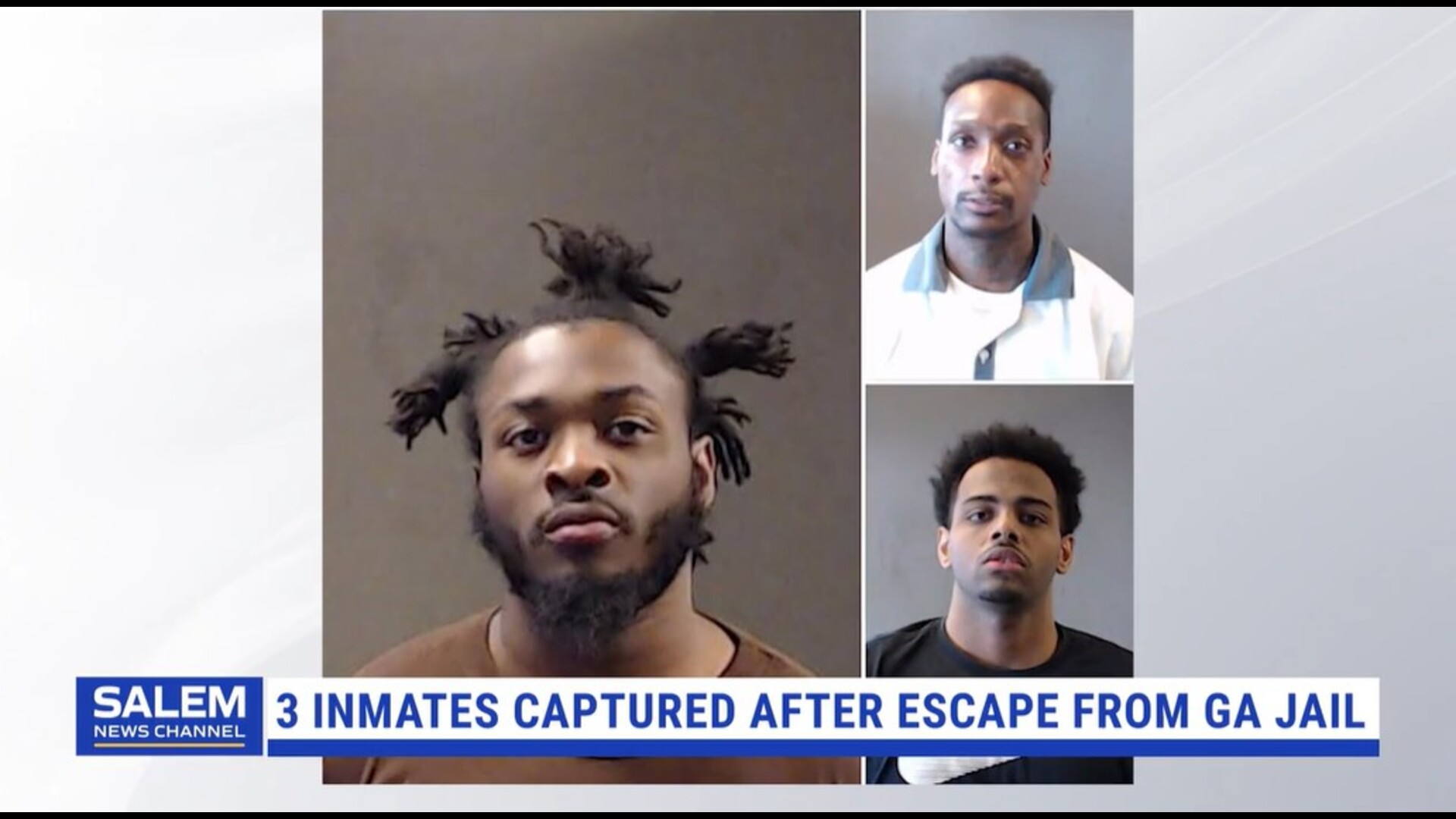 3 Inmates Captured In Florida After Escape From Jail Near Atlanta