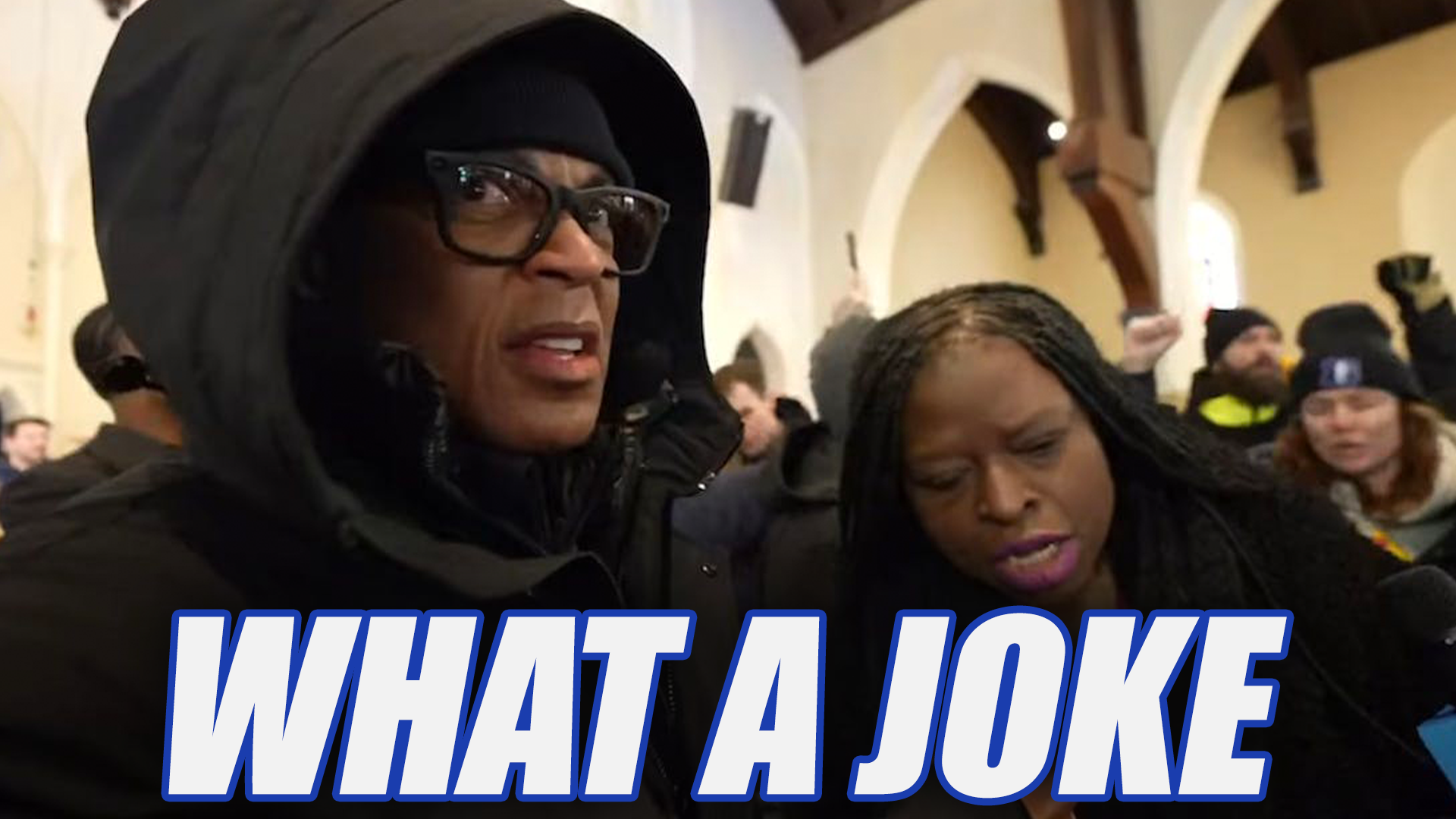 Don Lemon STORMS CHURCH In Minnesota