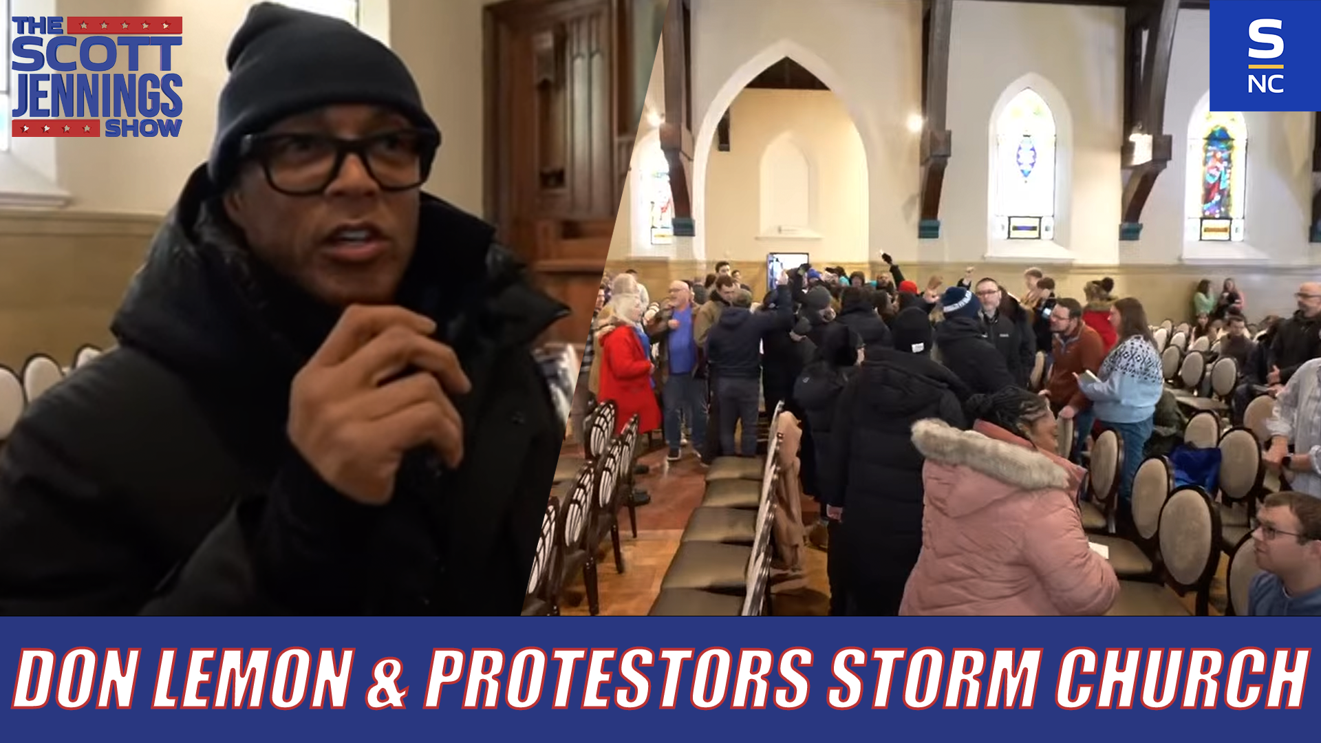 DON LEMON & WALZ WARRIORS STORM CHURCH IN MINNESOTA